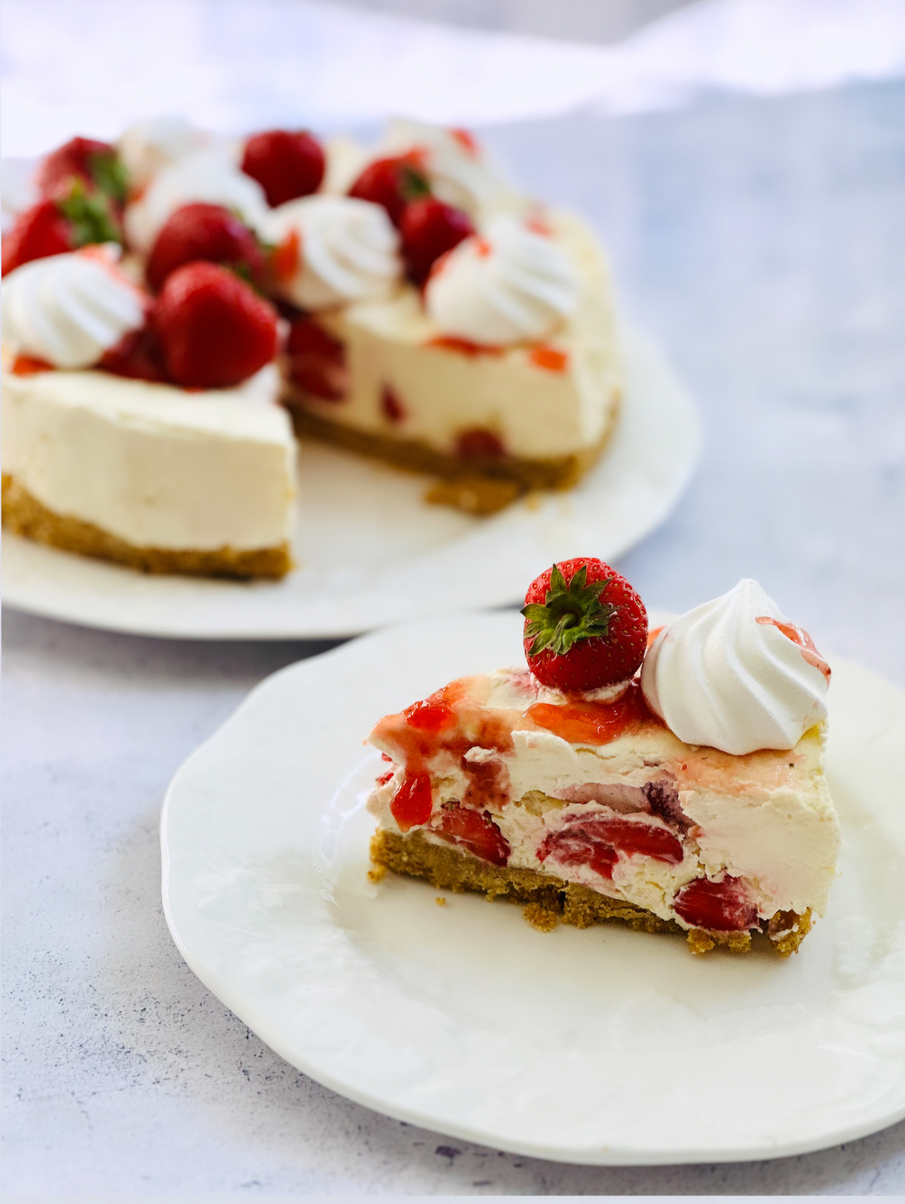 Strawberry & White Chocolate Cheesecake - Best Recipes UK