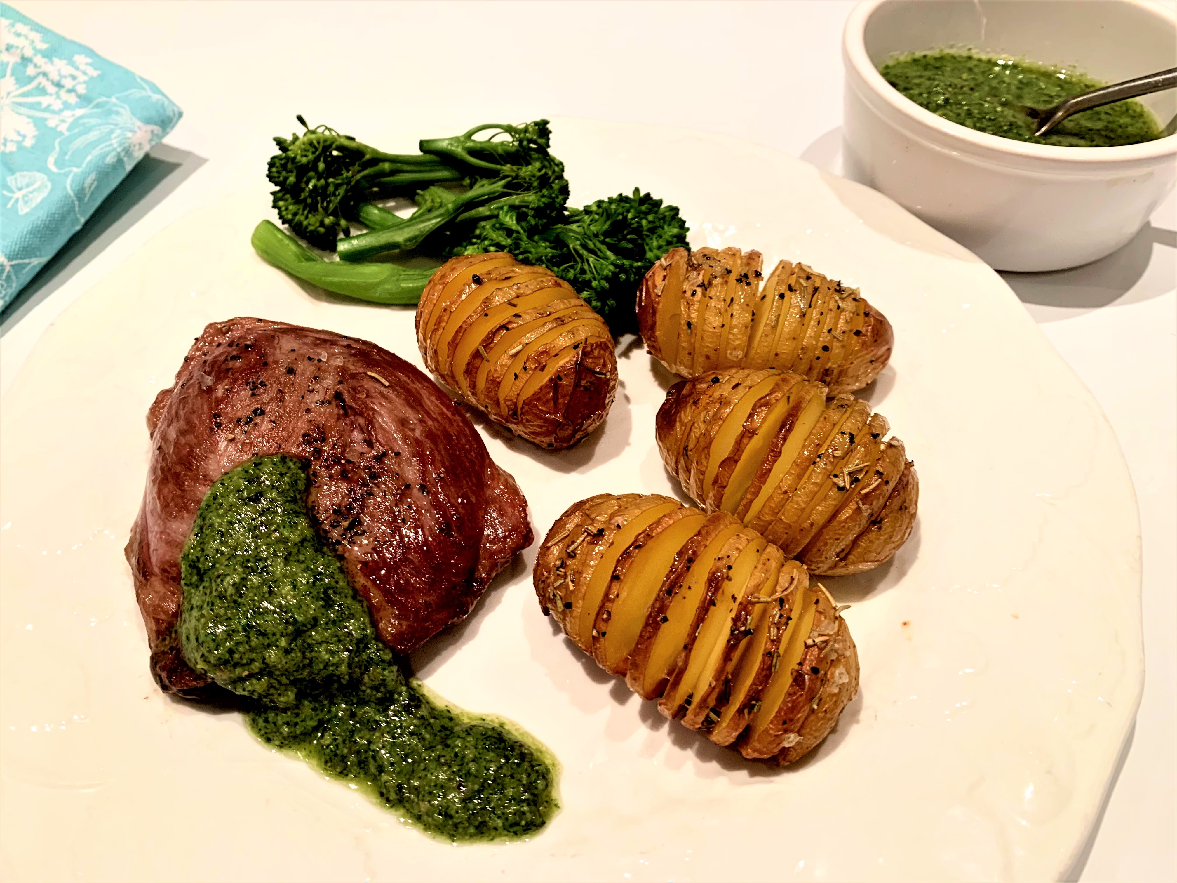 Lamb Steaks with Mint & Lemon Pesto - Best Recipes UK