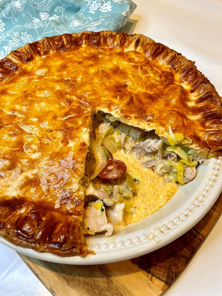 Chicken, Chorizo & Cider Pie - Best Recipes UK