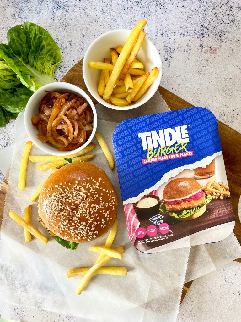 TINDLE Burgers with the Ultimate Fried Onions & Chipotle Garlic Mayo ...