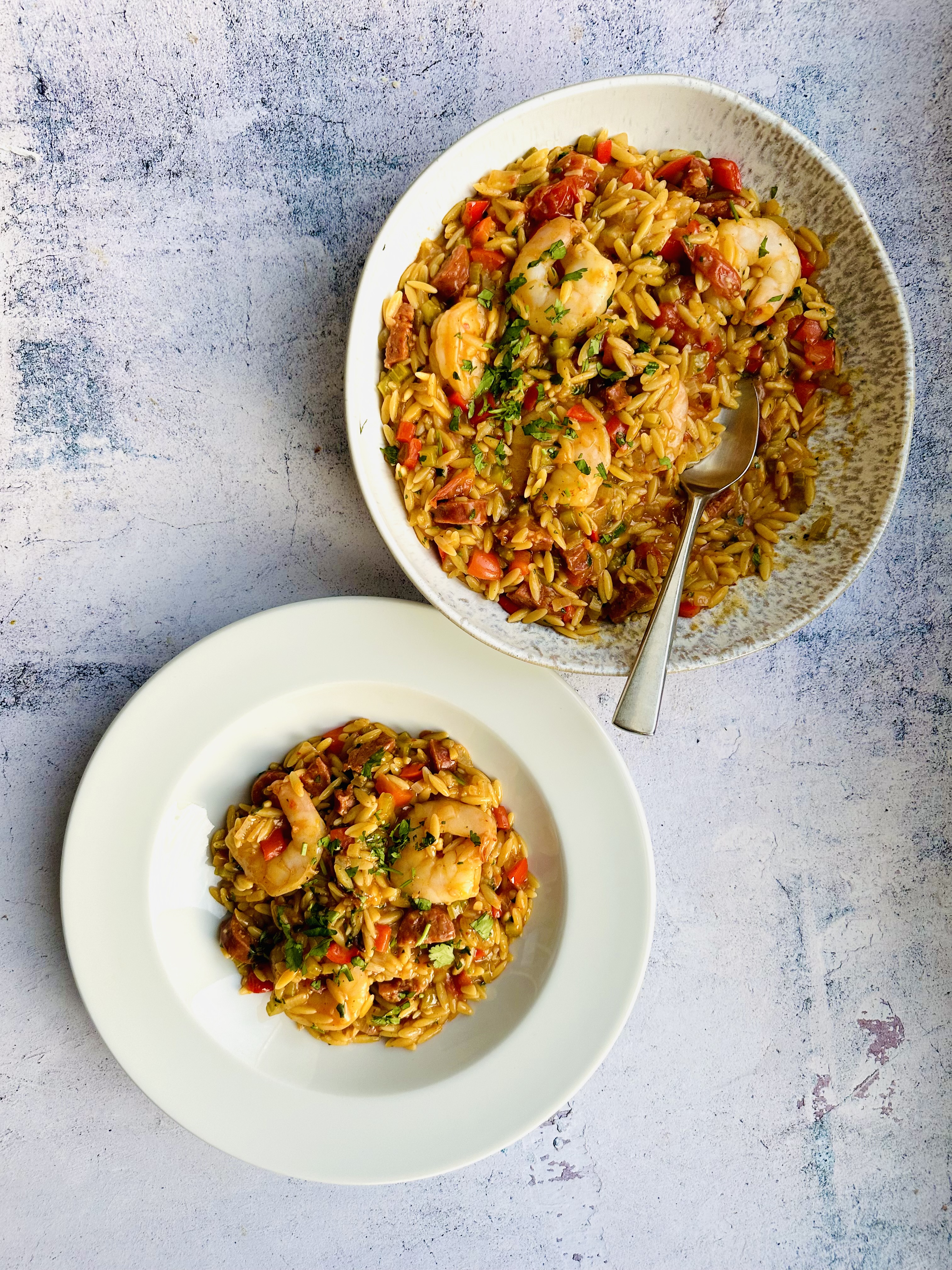 Chorizo & Prawn Orzotto - Best Recipes UK