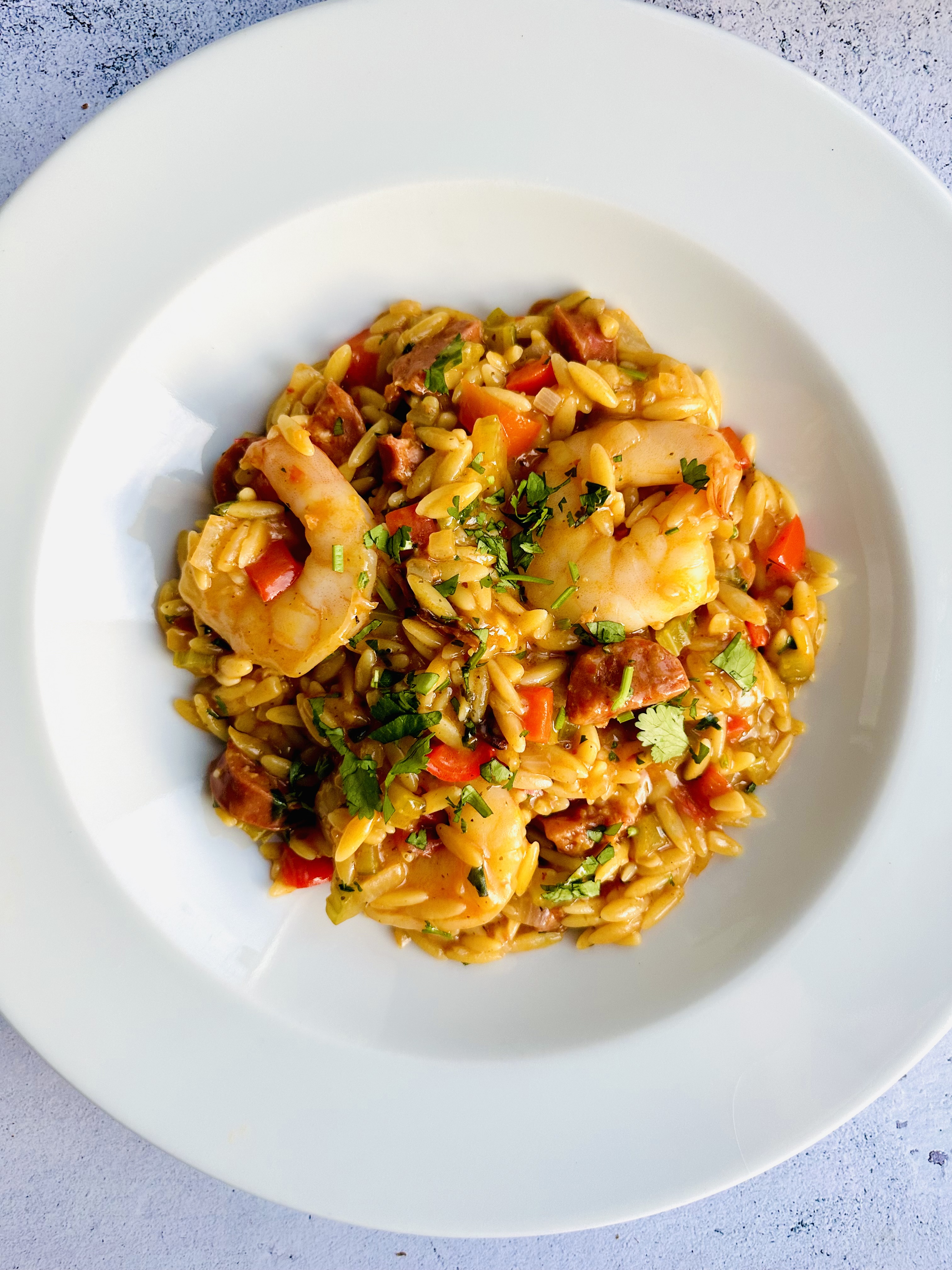 Chorizo & Prawn Orzotto - Best Recipes UK