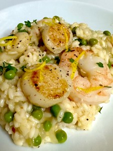 Lemon Prawn & Scallop Risotto - Best Recipes UK