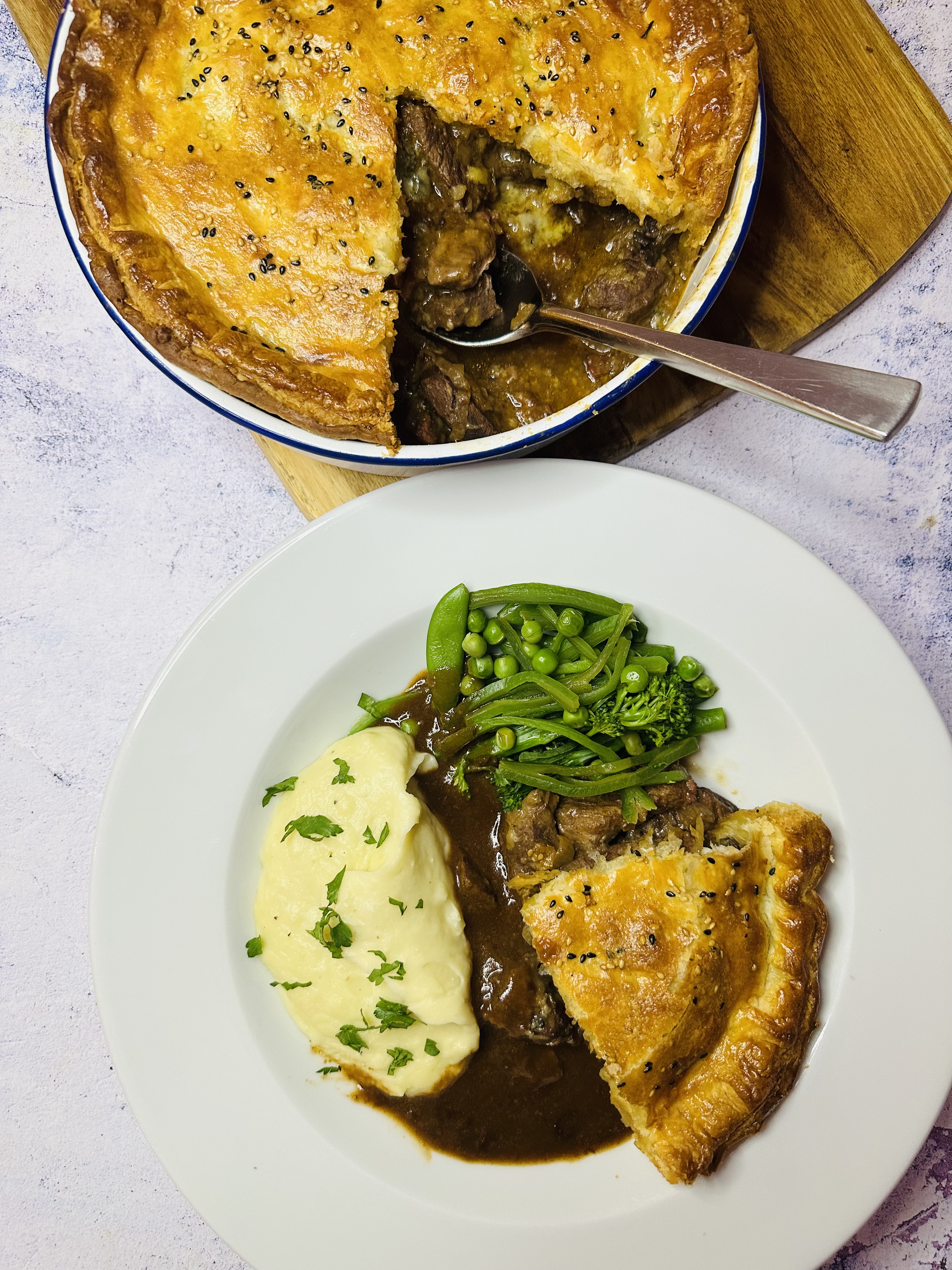1912 Stilton & Steak Pie - Best Recipes UK