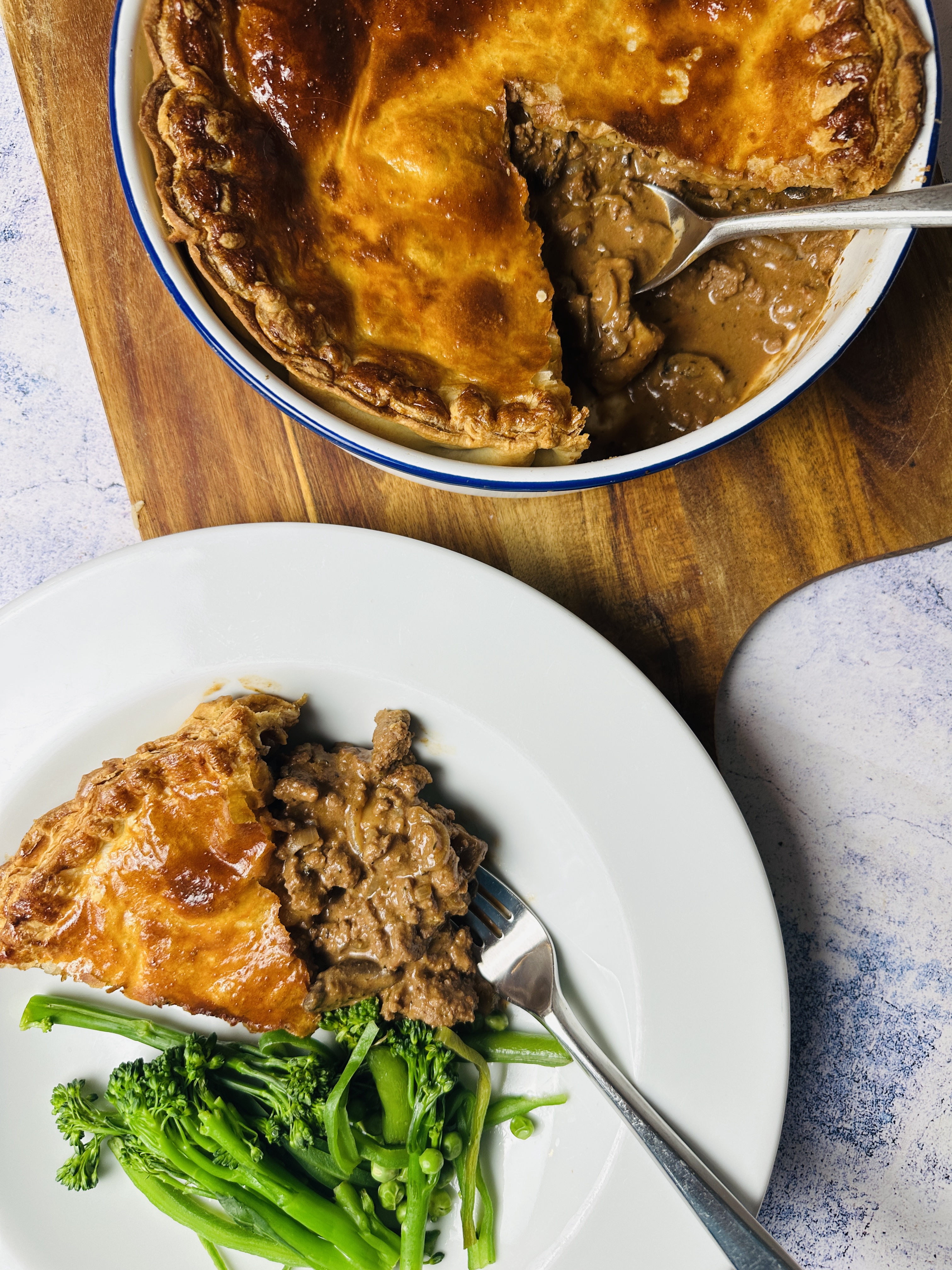 Beef & Blue Cheese Pie - Best Recipes UK